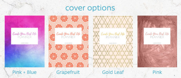 Create Your Best Life planner | Laura Kinker